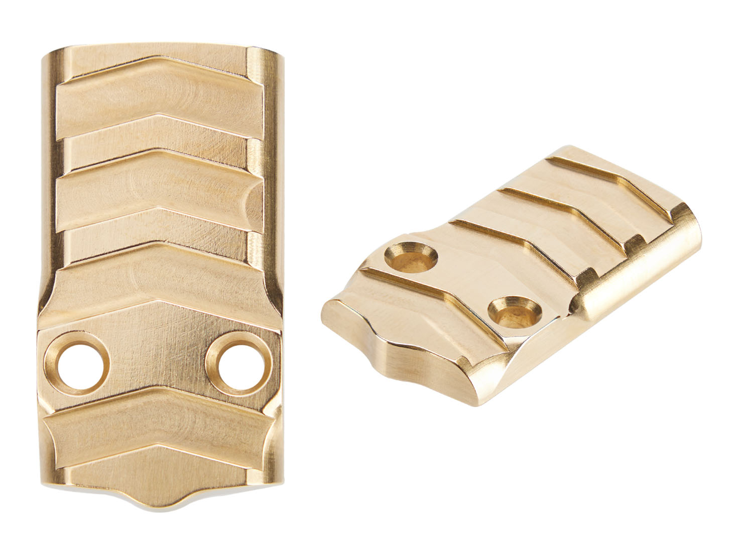 NDZ Glock 43X 48 MOS Cut Slimline Brass Optic Sight Cover Plate ...