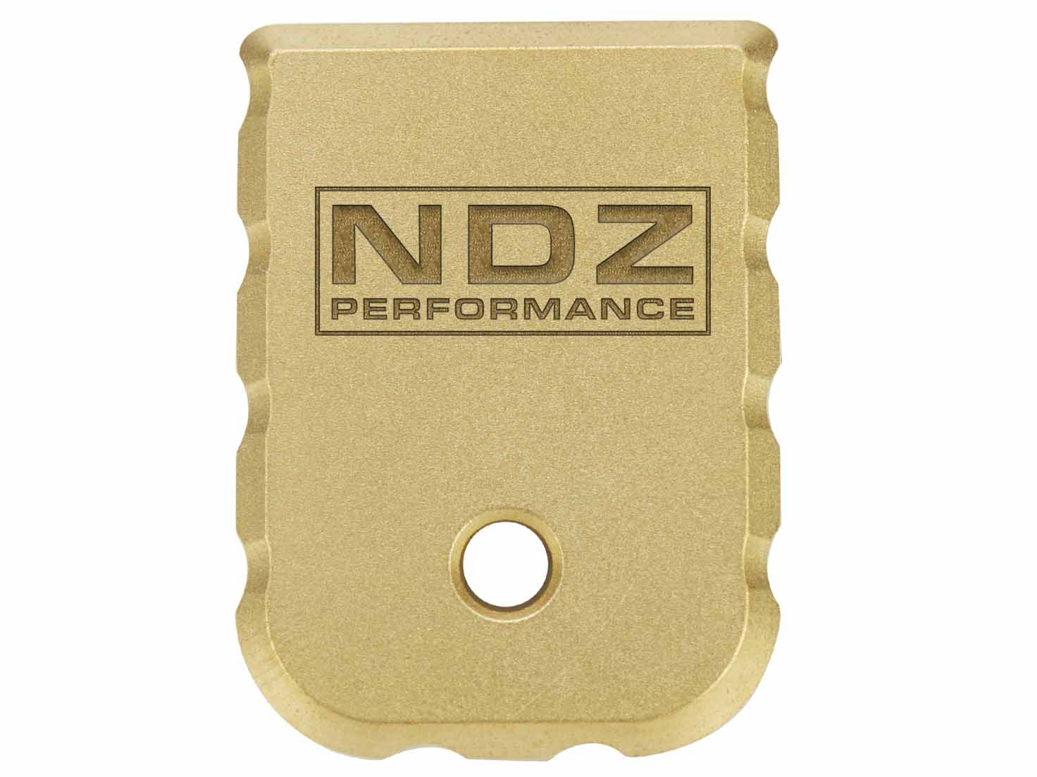 NDZ Glock 17 19 45 Gen 1-5 Brass Heavy Weight Magazine Base Plate Thick ...