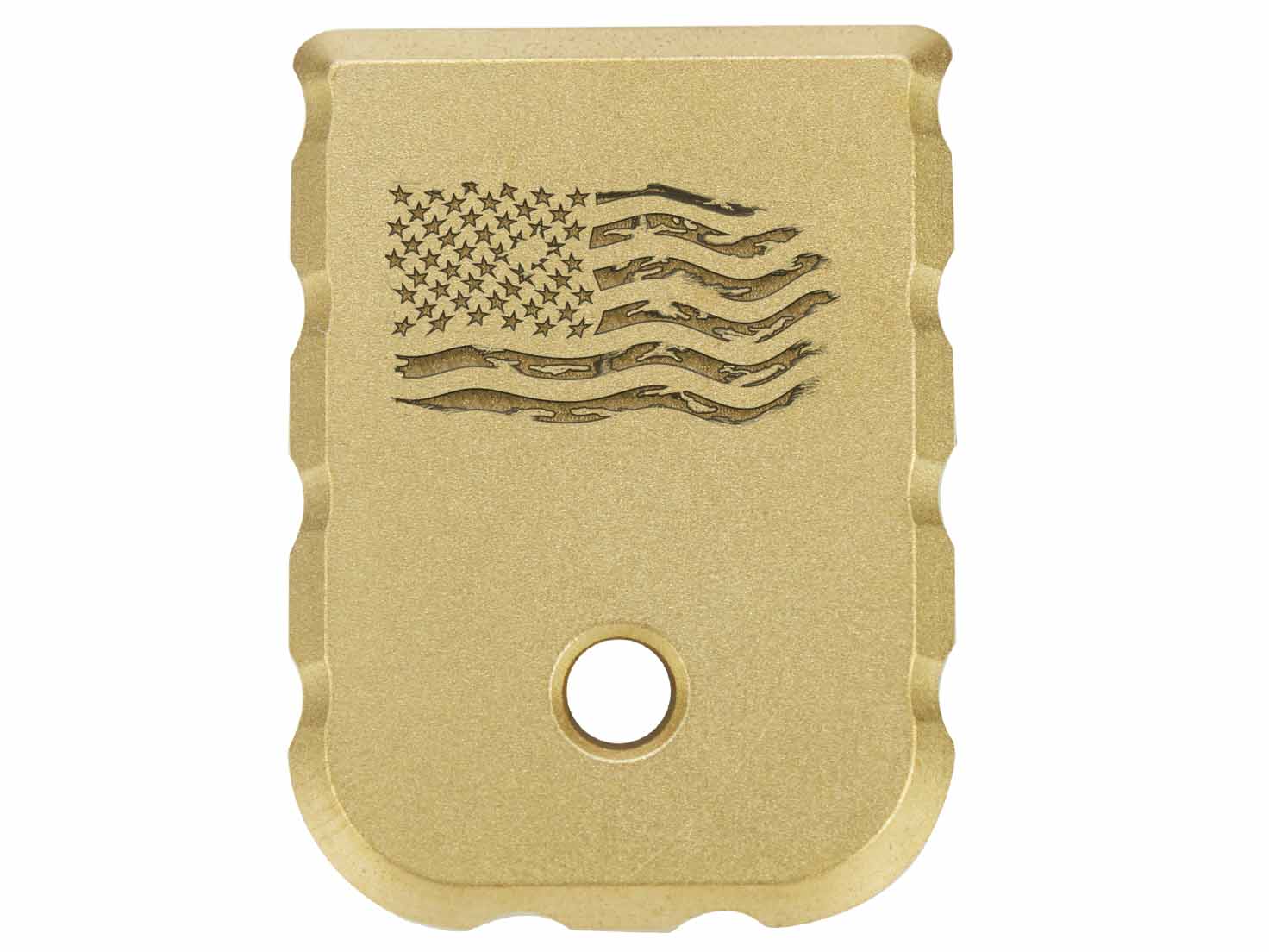 NDZ Glock 17 19 45 Gen 1-5 Brass Heavy Weight Magazine Base Plate Thick ...