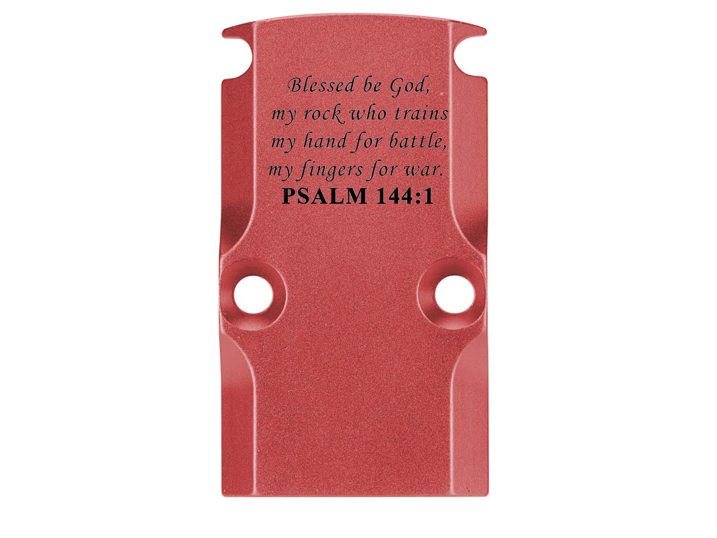 NDZ Glock 17 19 23 26 34 Gen 1-5 RMR Slide Cut Cover Plate Aluminum Red ...