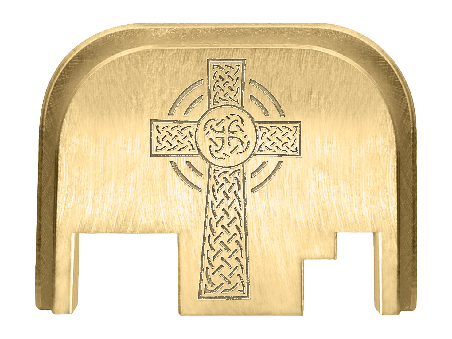 NDZ Glock 17 19 Gen 1-4 Slide Cover Back Plate Brass - Engraved ...