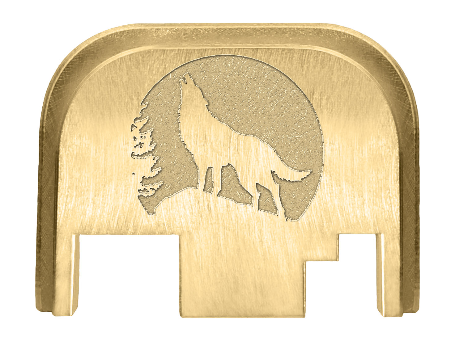 NDZ Glock 17 19 Gen 1-4 Slide Cover Backplate Brass - Engraved Outdoor ...