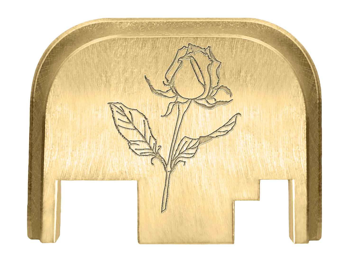 NDZ Glock 17 19 Gen 1-4 Slide Cover Backplate Brass - Engraved Outdoor ...