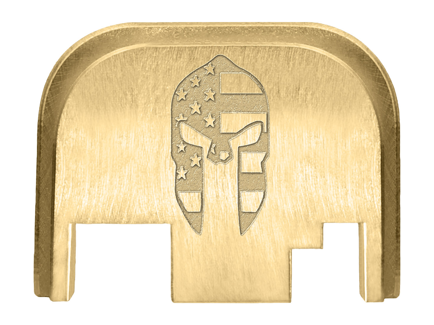 NDZ Glock 17 19 Gen 1-4 Slide Cover Back Plate Brass - Engraved ...