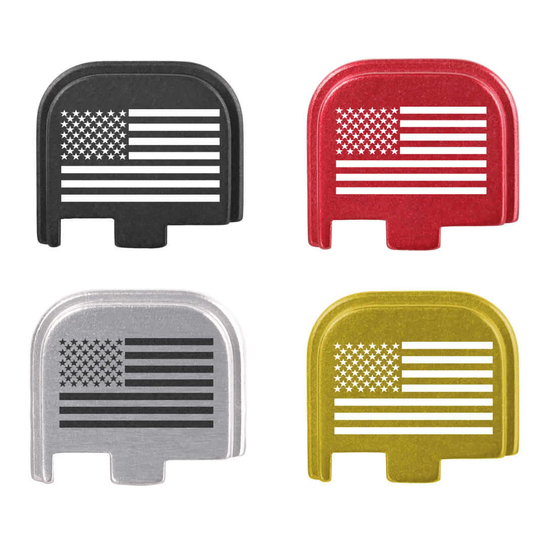 NDZ Slide Cover Back Plate for Glock 43 43X 48 Aluminum USA Made Gun ...