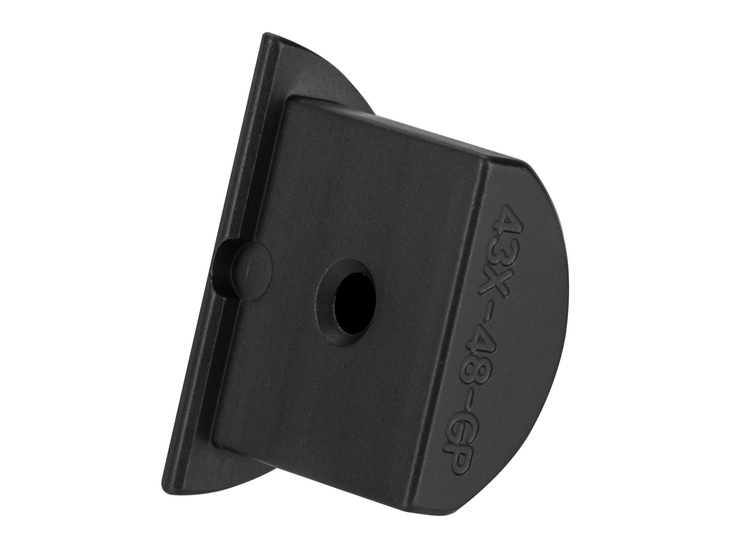 NDZ Glock 43X 48 9mm Grip Frame Slug Plug Aluminum USA Made Gun ...