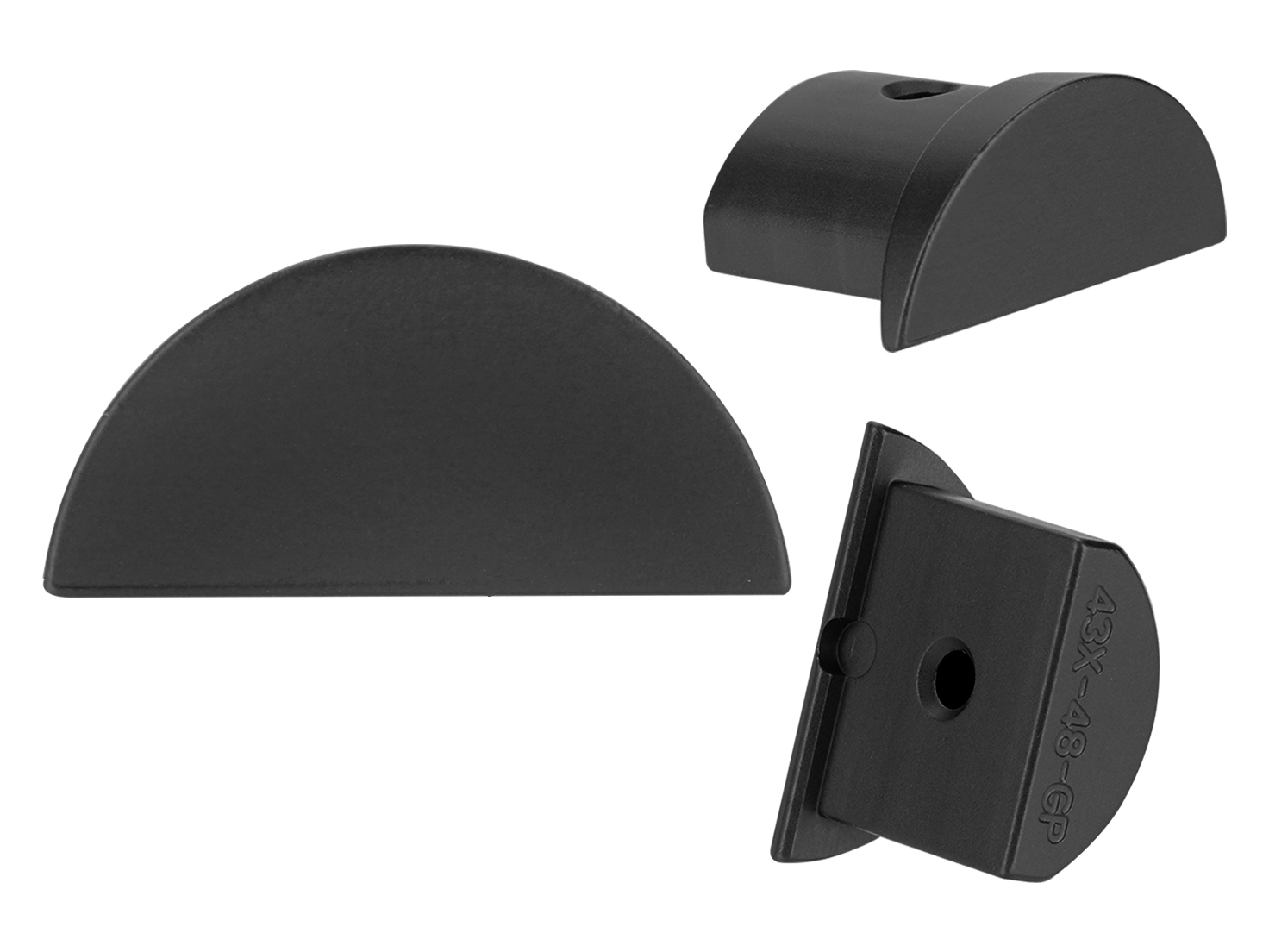 NDZ Glock 43X 48 9mm Grip Frame Slug Plug Aluminum USA Made Gun ...