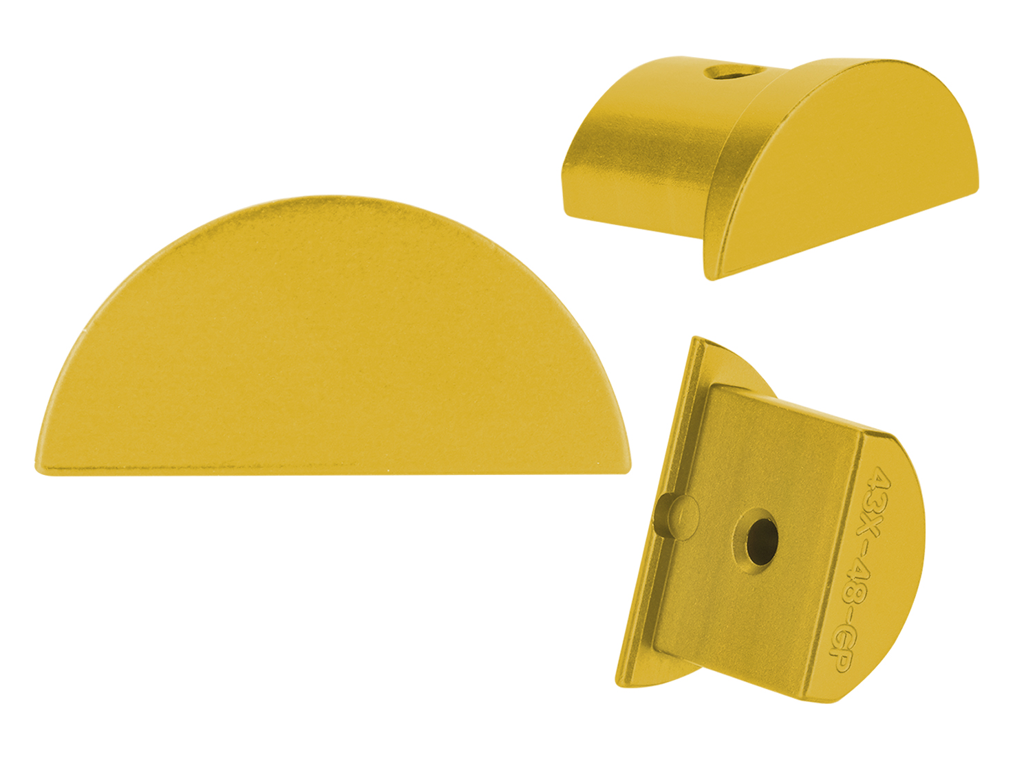 NDZ Glock 43X 48 9mm Grip Frame Slug Plug Aluminum USA Made Gun ...