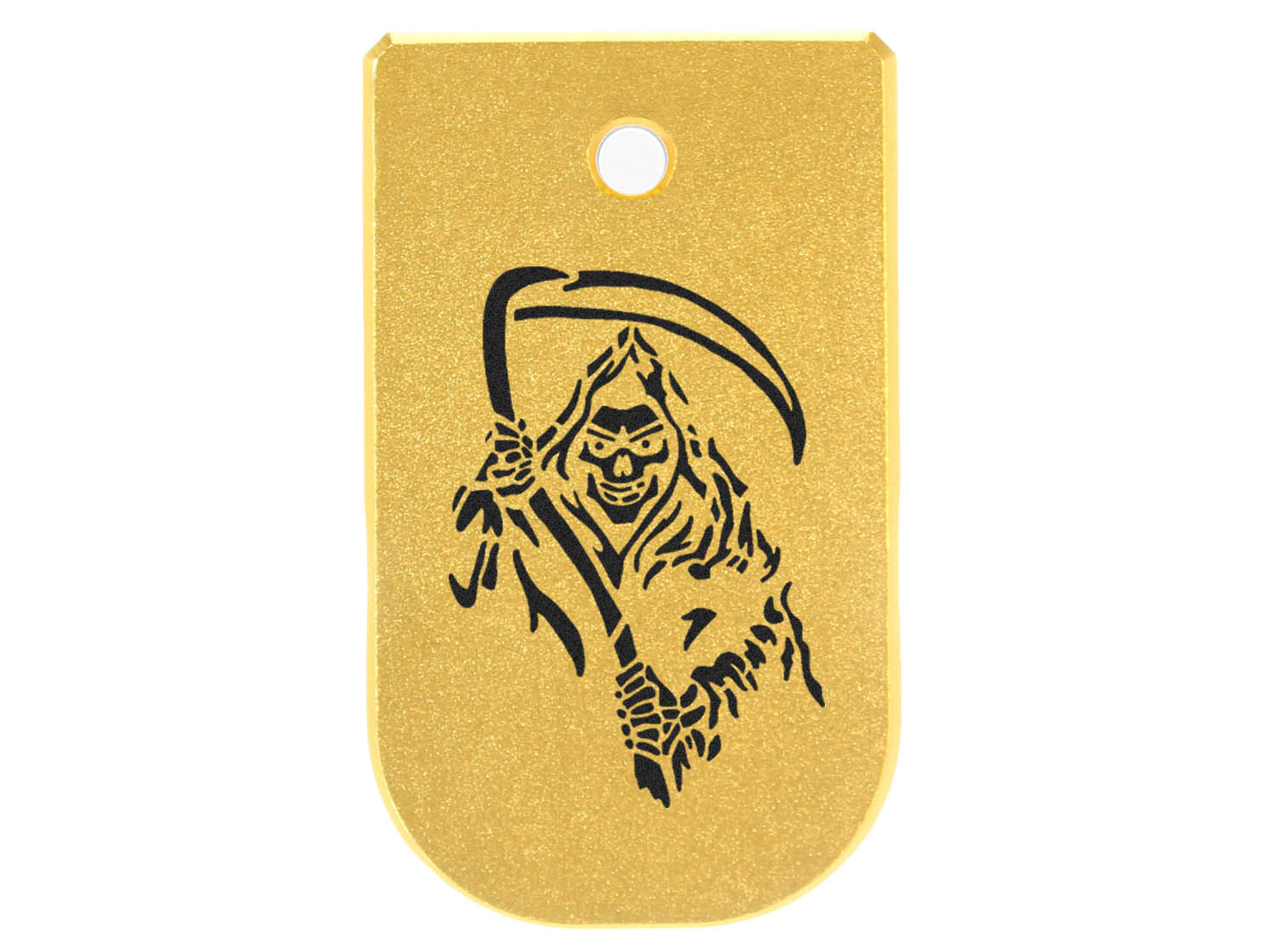 NDZ Glock 43X 48 Magazine Base Plate Aluminum Gold, Black Engravings | eBay