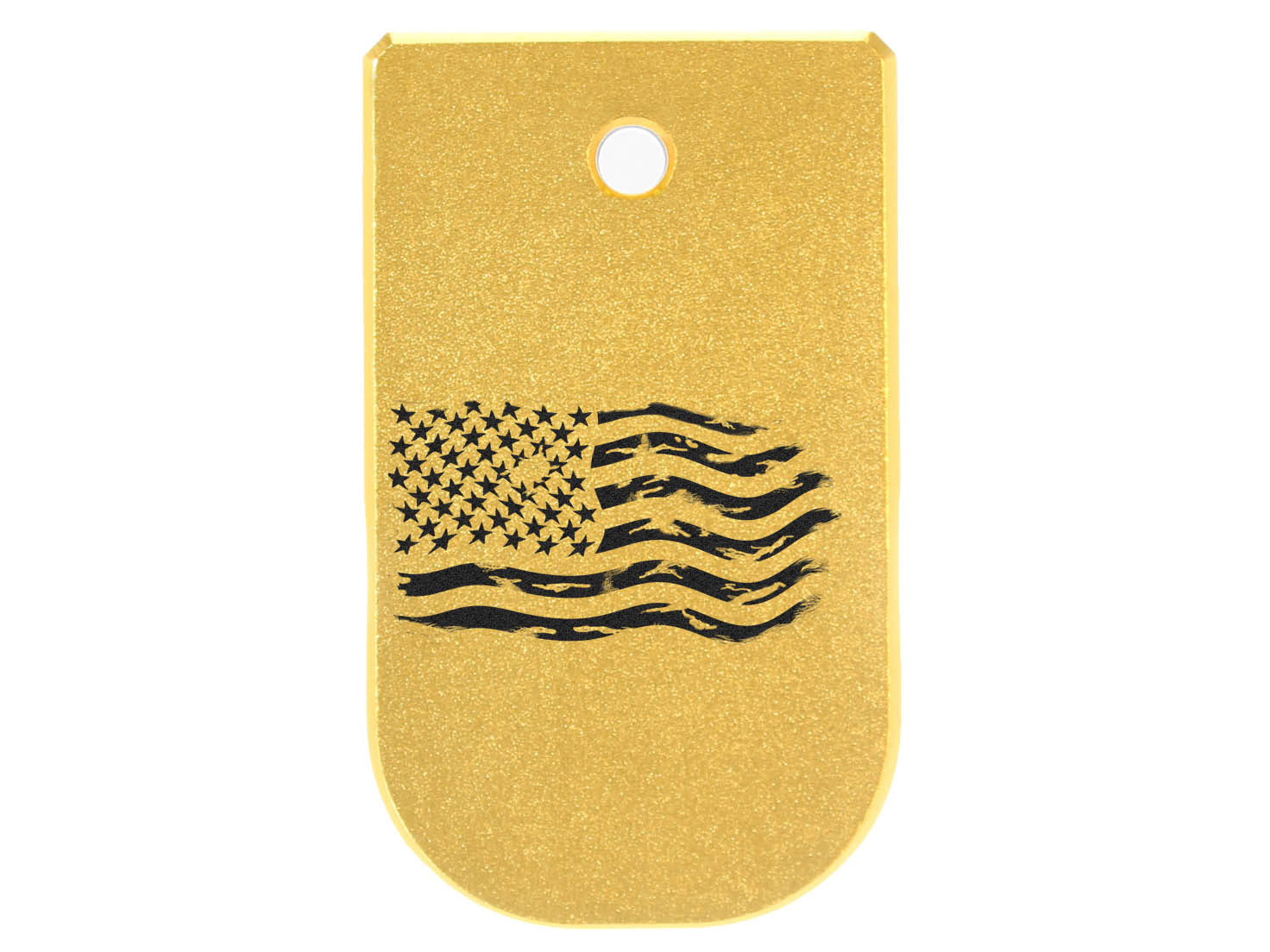 NDZ Glock 43X 48 Magazine Base Plate Aluminum Gold, Black Engravings | eBay