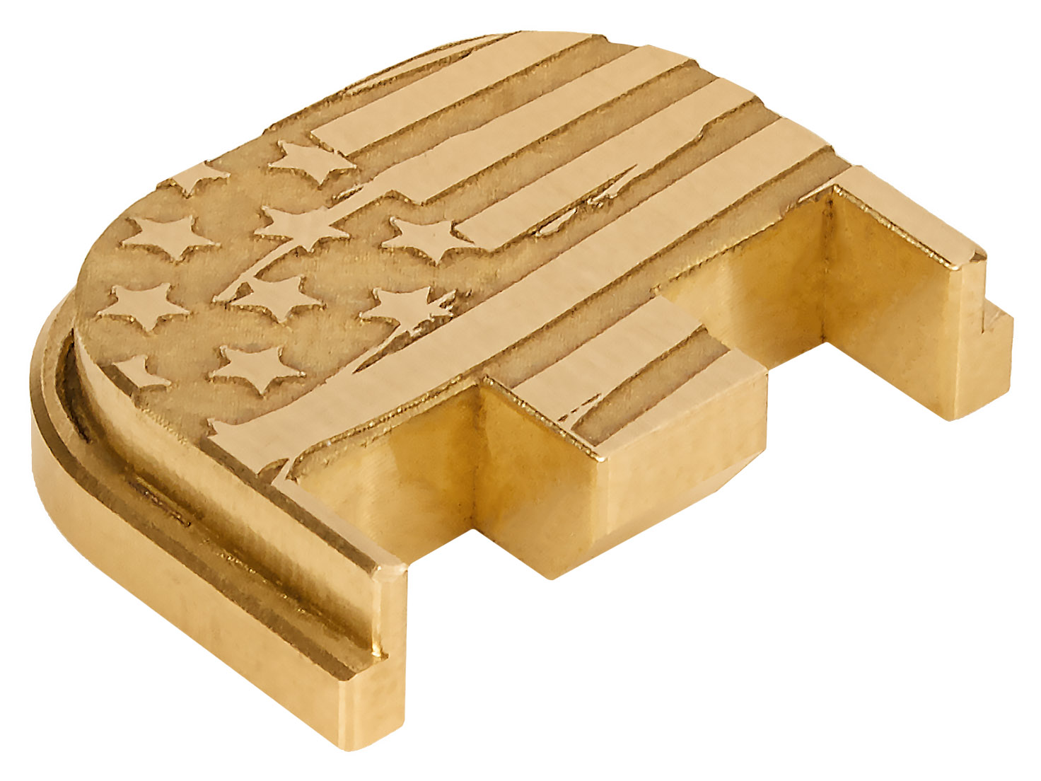 for Glock 19x 19 17 Gen 5 Slide Cover Back Plate Brass - Choose Deep ...