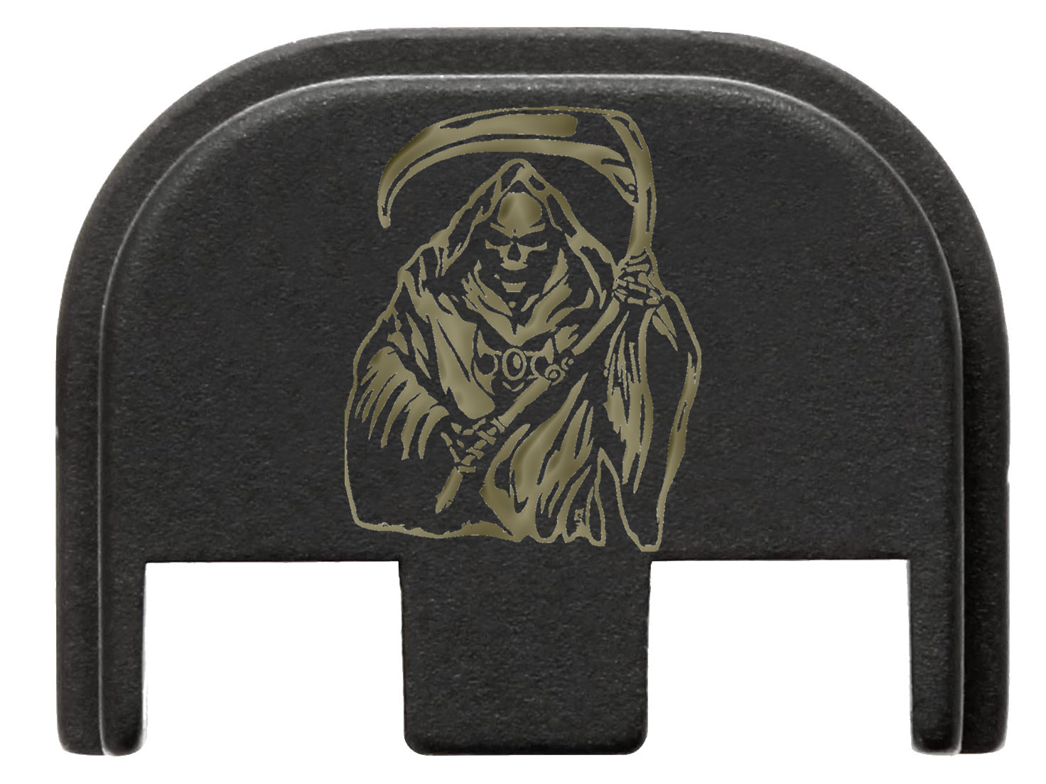 NDZ Slide Cover Backplate for Glock 17 19 26 45 Gen 5 Aluminum - Skull ...