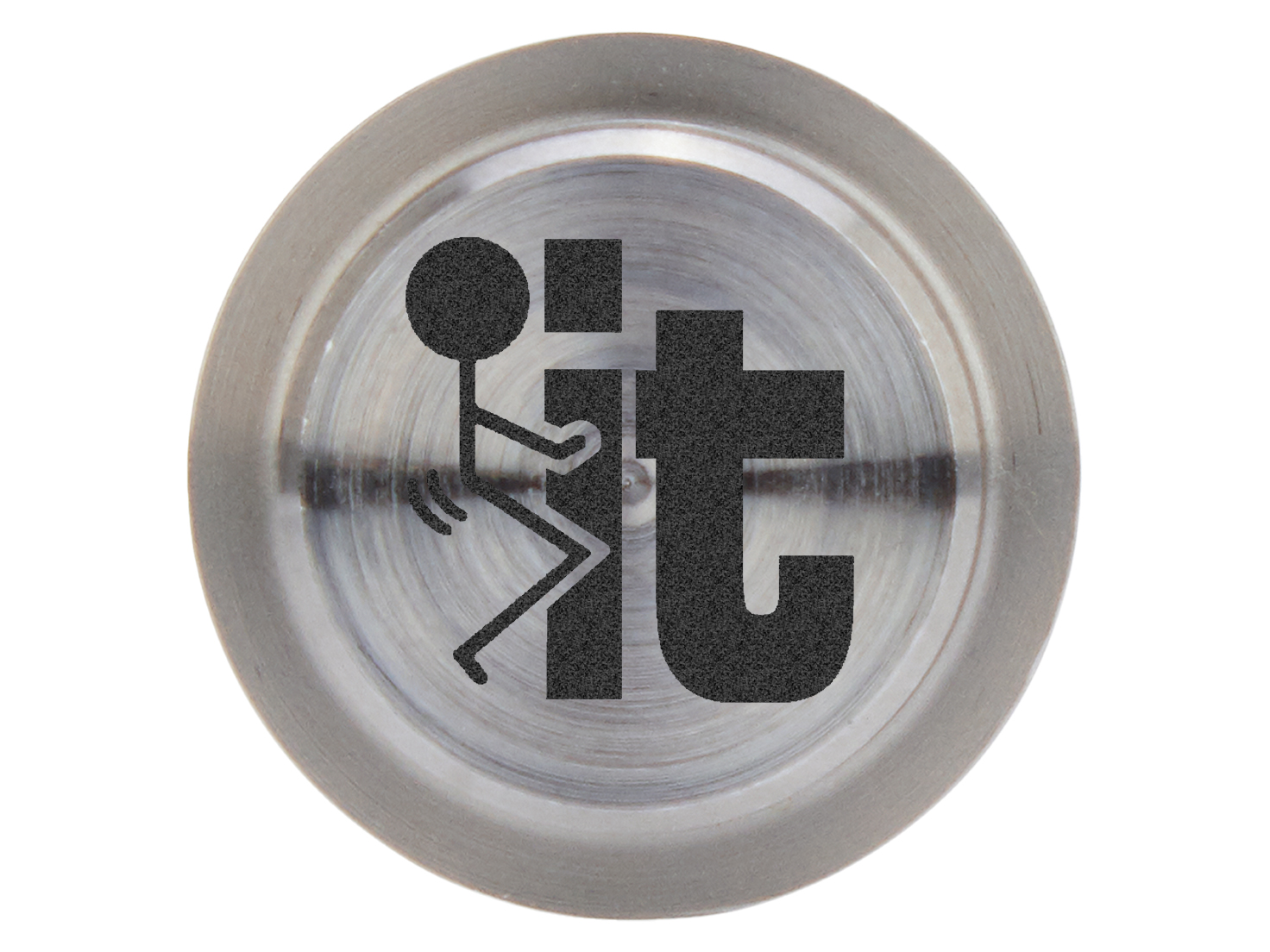 Recoil Spring Plug for 1911, 5" Stainless Steel Silver, Choose Laser ...