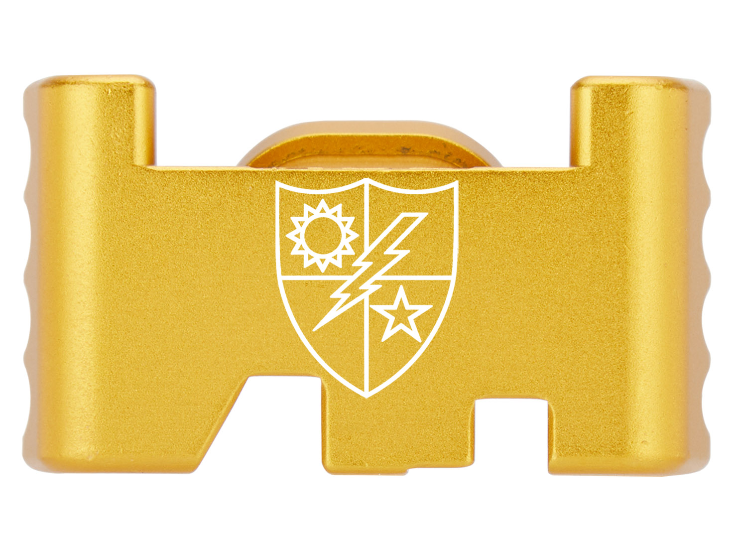 NDZ Slide Racker Back Plate S&W Shield Plus, M2.0 Aluminum Gold ...